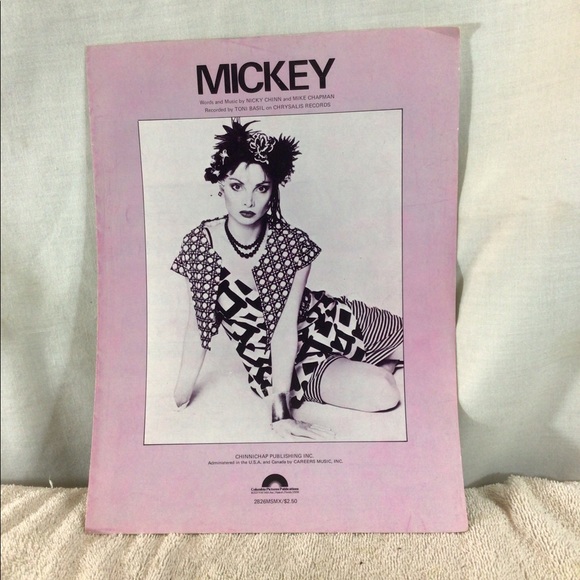 Other | Vtg 1979 Mickey Record Sheet Music Chinnichap Pub | Poshmark